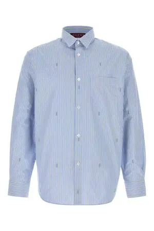 Gucci Embroidered Poplin Shirt - Multicolor