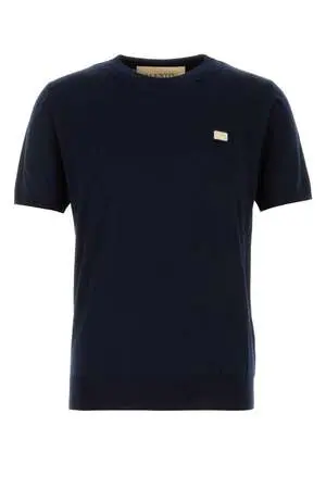 Valentino Garavani Dark Wool Sweater - Blue