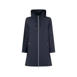 Herno Lightweight Parka Coat - Blue