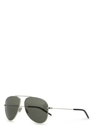 Saint Laurent Metal Sl 800 Sunglasses - Silver