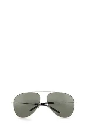 Saint Laurent Metal Sl 800 Sunglasses - Silver