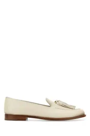 Church's Ivory Leather Renee Loafers - White