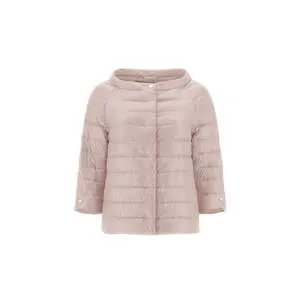 Herno Hernocropped Sleeve Down Jacket - Pink