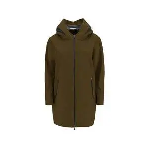 Herno Hooded Zipped Coat - Green