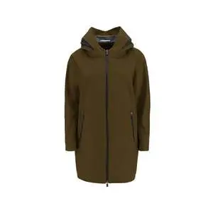 Herno Hooded Zipped Coat - Green