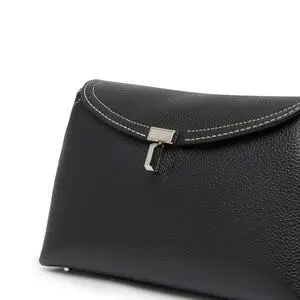 TOTEME T-lock Clutch Bag - Black