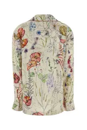 Alexander McQueen Printed Crepe Shirt