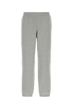 Burberry Grey Cotton Joggers - Gray