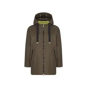 Herno Ruffled Flared Coat