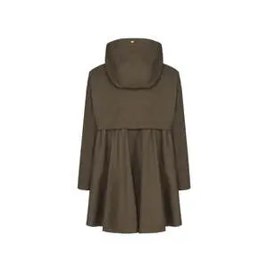 Herno Ruffled Flared Coat