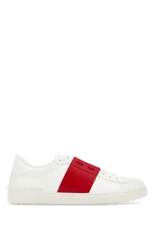 Valentino Garavani Leather Open Sneakers - White