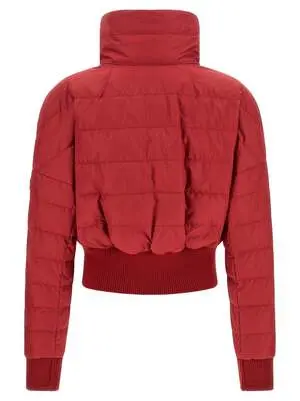 Rick Owens Moncler+ Cropped Down Jacket - Red