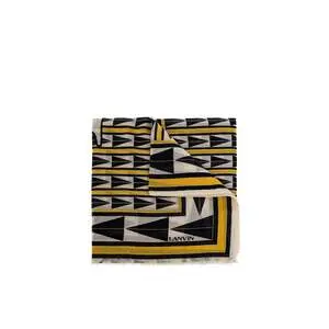 LANVIN Wool Scarf - Yellow