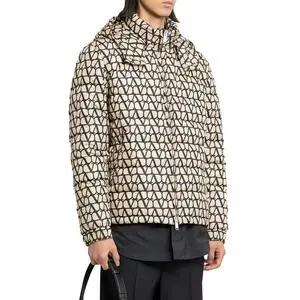 Valentino Garavani Toile Iconographe Down Jacket - Cream
