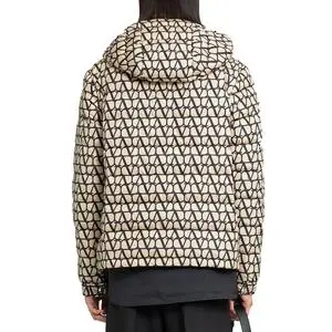 Valentino Garavani Toile Iconographe Down Jacket - Cream
