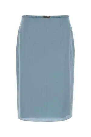 Gucci Light Silk Skirt - Blue