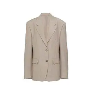 Prada Wool Blazer Jacket - Cream