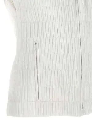 FERRAGAMO Hooded Vest - White