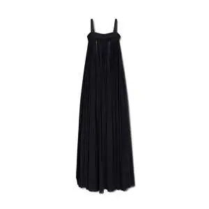 Dolce & Gabbana Maxi Pleated Dress - Black