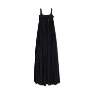 Dolce & Gabbana Maxi Pleated Dress - Black