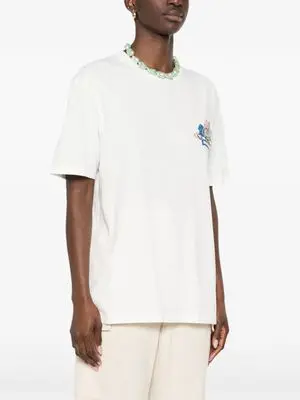 Etro Embroidered Logo Cotton T-shirt