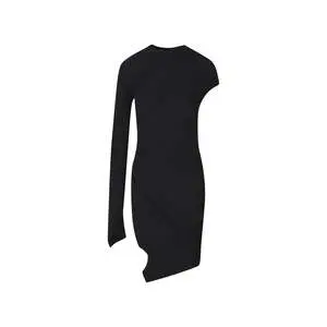 Balenciaga Spiral Mini Dress - Black