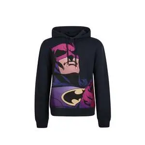 LANVIN Printed Hooded Sweatshirt - Blue