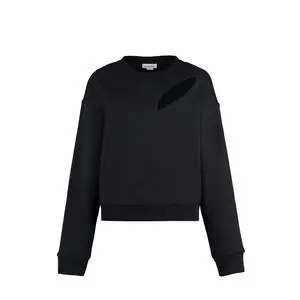 Alexander McQueen Cotton Sweatshirt - Black