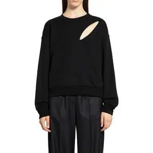 Alexander McQueen Cotton Sweatshirt - Black