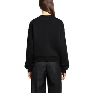 Alexander McQueen Cotton Sweatshirt - Black