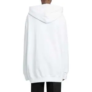 LANVIN Oversized Logo Hoodie Sweatshirt
