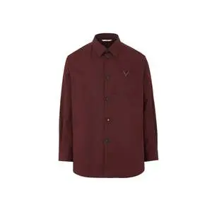 Valentino Garavani Cotton Shirt Jacket - Red