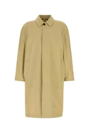 Burberry Cotton Overcoat - Brown