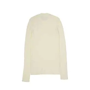 JIL SANDER Fitted Jumper - White