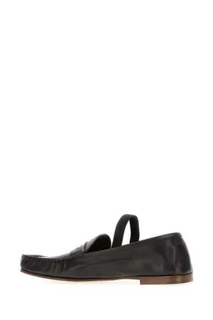 Versace Leather Loafers
