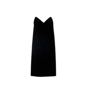 Loewe Bustier Velvet Dress - Black
