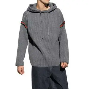 Gucci Wool Zipped Sweatshirt - Gray