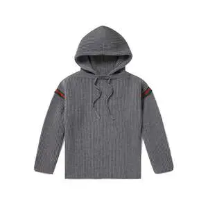 Gucci Wool Zipped Sweatshirt - Gray