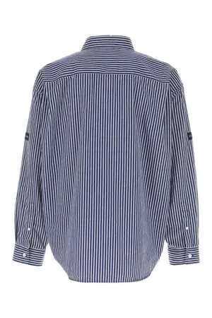 Balenciaga Embroidered Poplin Shirt - Multicolor