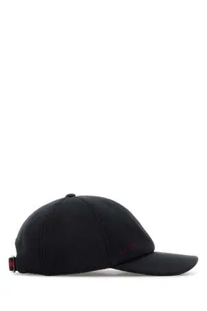 Gucci Navy Wool Baseball Cap