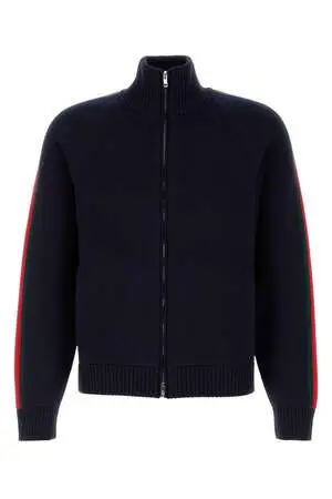 Gucci Dark Wool Cardigan - Blue