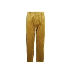Prada Pinwale Corduroy Trousers - Yellow