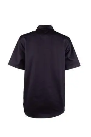Prada Collared Short Sleeve Button Up Shirt - Multicolor
