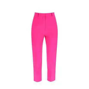 Alexander McQueen Wool Trousers - Pink