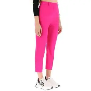 Alexander McQueen Wool Trousers - Pink