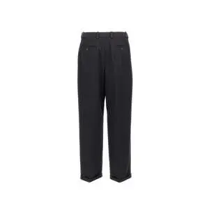 Saint Laurent Cashmere And Wool Flannel 90's Striped Pants