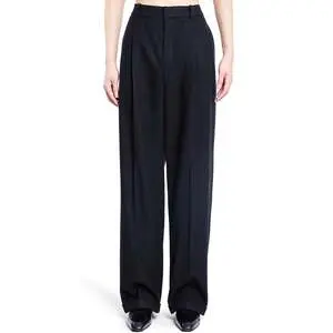 Saint Laurent Cashmere And Wool Flannel 90's Striped Pants