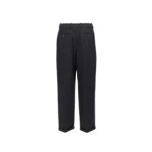 Saint Laurent Cashmere And Wool Flannel 90's Striped Pants