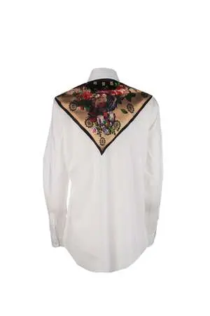 Moschino Floral Print Long Sleeve Shirt - Multicolor