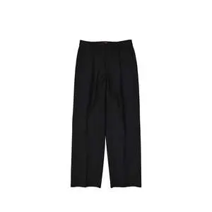 Valentino Garavani Wool And Silk Trousers - Black